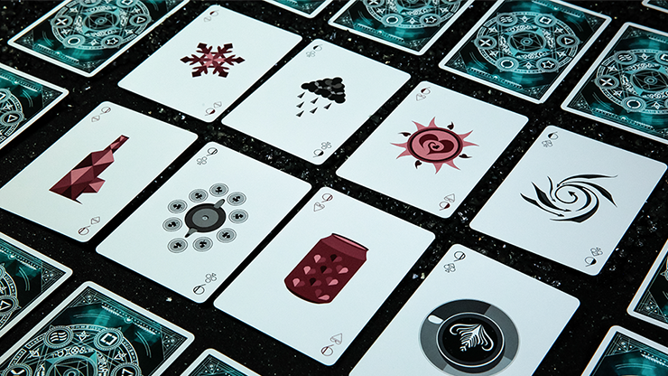 Elemental Master Green Edition Playing Cards by TCC