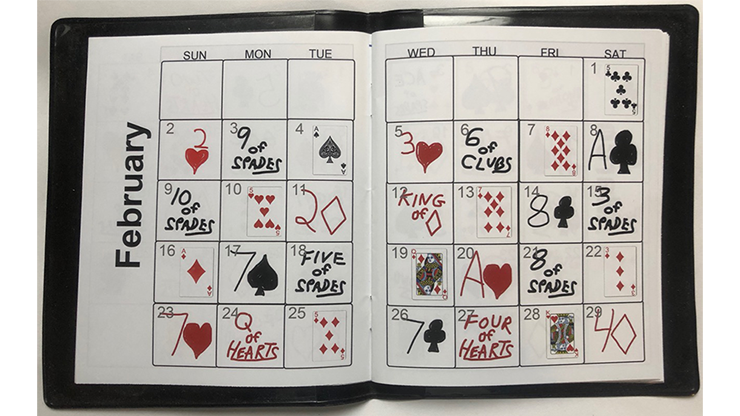 PreDate: The NoMem Card to Calendar Trick (AR)(Aronson Stack) by Bob Miller