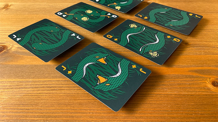The Serpent (Green) Playing Cards