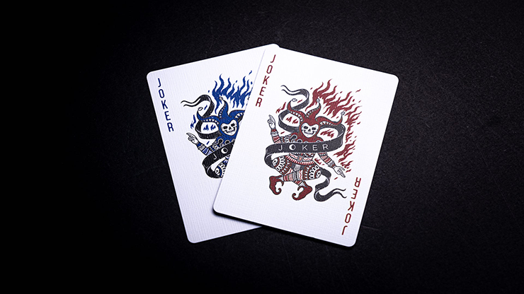 666 Red Playing Cards by Riffle Shuffle