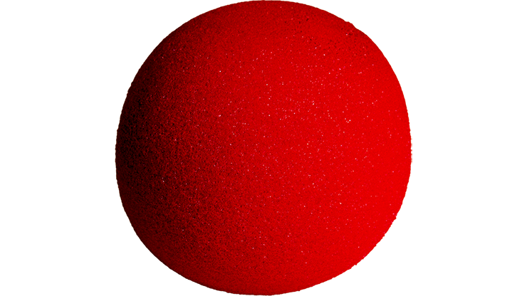 4 inch High Density Ultra Soft Sponge Ball (RED) from Magic by Gosh