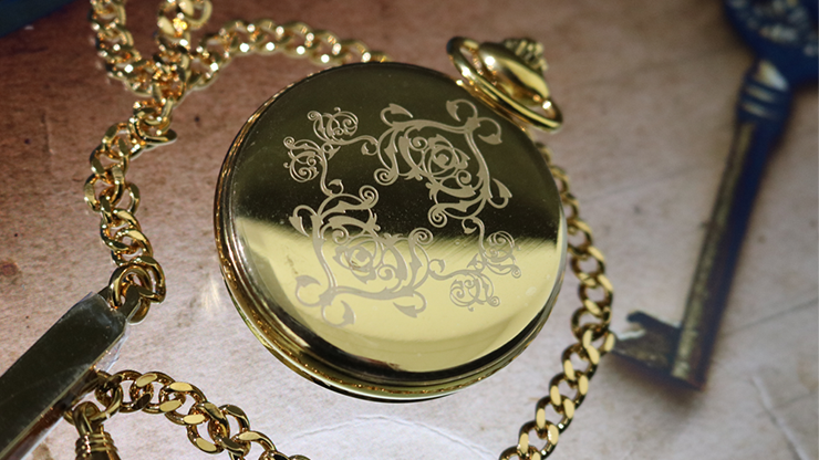 Infinity Pocket Watch V3 - Gold Case White Dial / STD Version (Gimmick ...