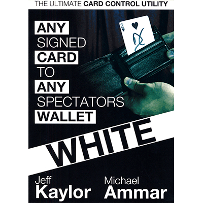 Any Card to Any Spectator's Wallet - WHITE (DVD and Gimmick) By Jeff ...