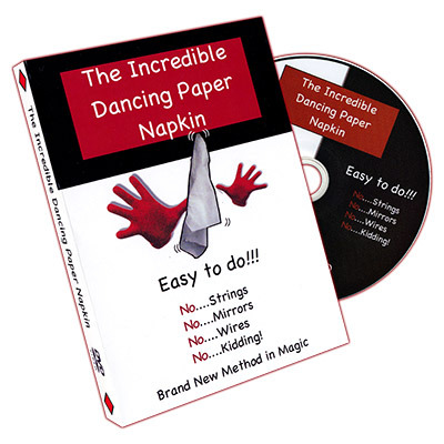Incredible Dancing Paper Napkin by Scott Francis and David Allen - DVD