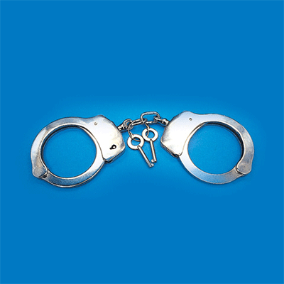 Police Handcuffs (with keys)- Trick