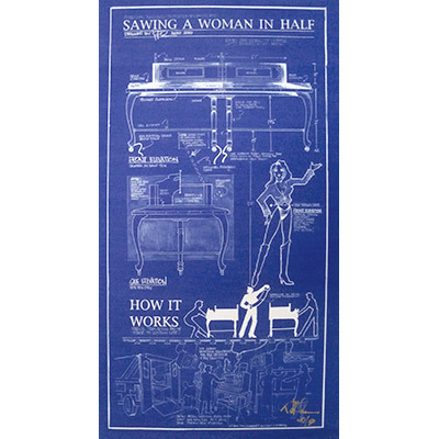 Sawing A Woman In Half Poster(42" x 22")in tube by Paul Osborne
