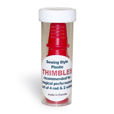 Thimble Set (4 Red and 2 White)