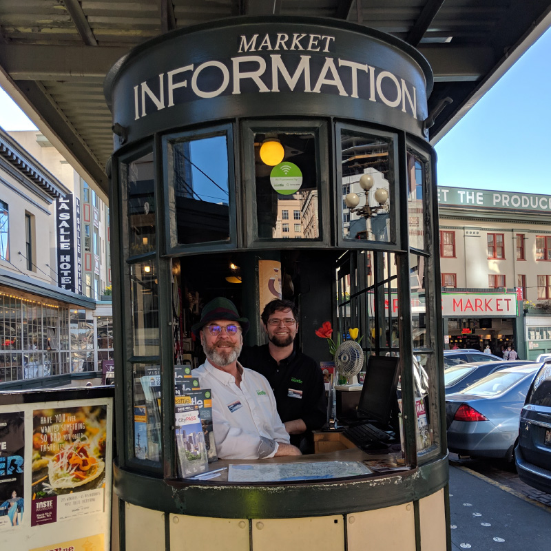 Visit Seattle Information Booth - Pike Place Market