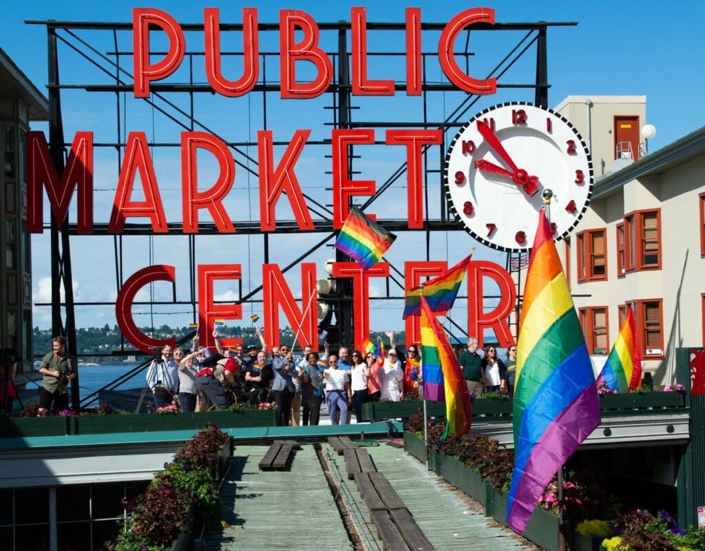 Robot vs Sloth - Pike Place Market