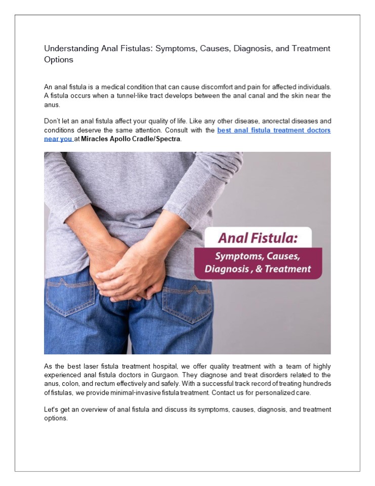 Anal Fistulas: Symptoms, Causes, Diagnosis, and Treatment Options presentation | free to download