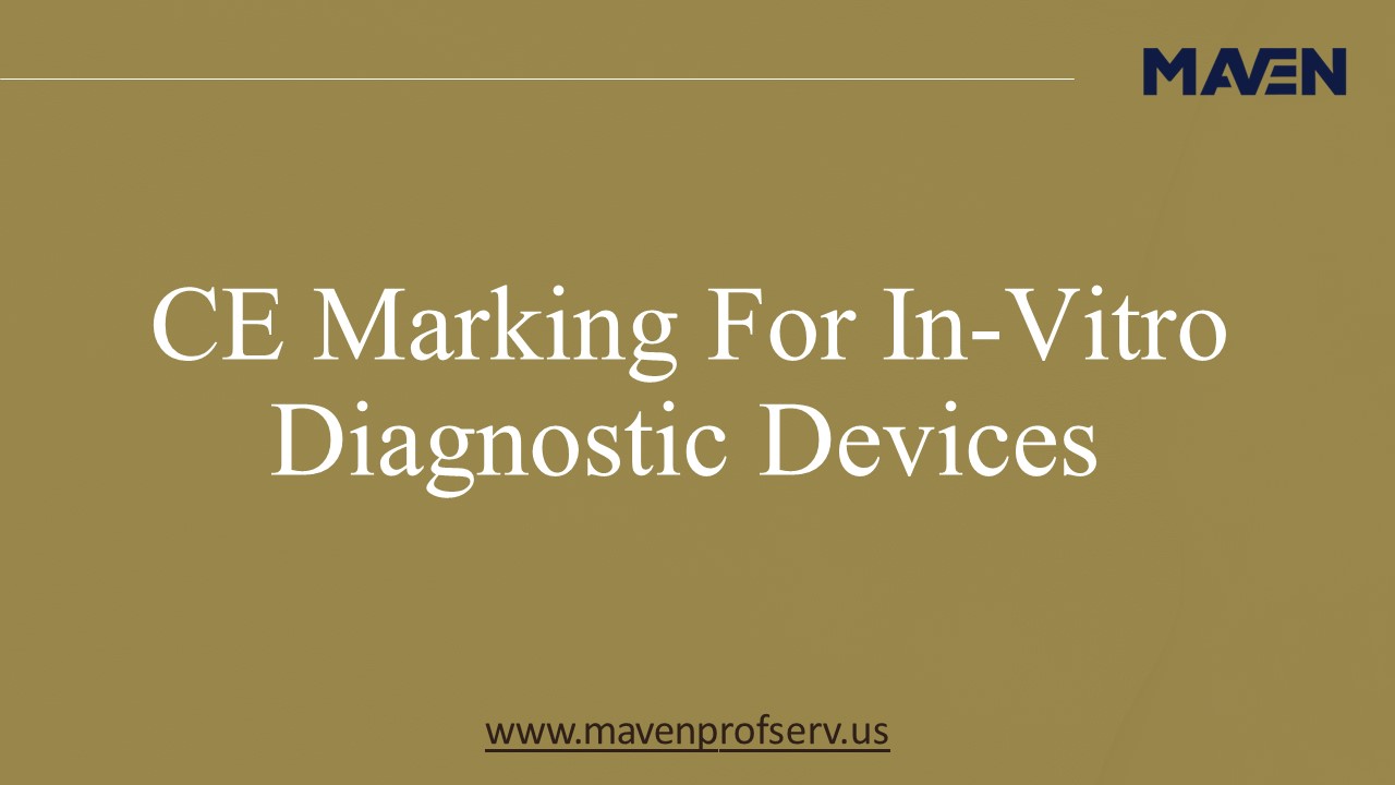 PPT – CE Marking For In-Vitro Diagnostic Devices PowerPoint ...