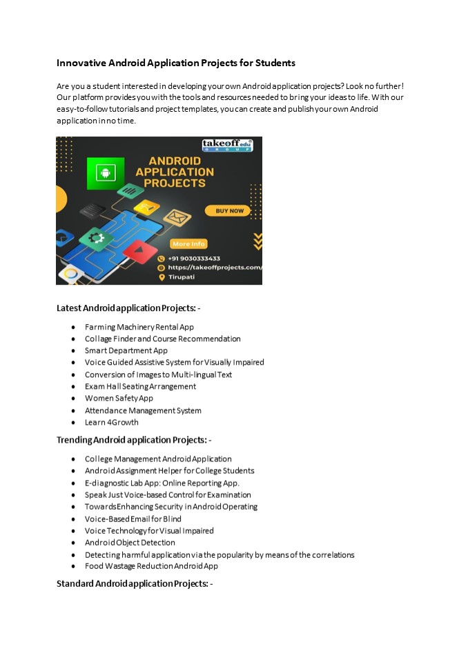 PPT – Innovative Android Application Projects for Students PowerPoint presentation | free to ...
