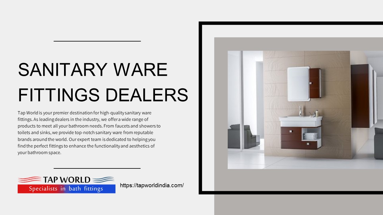 Sanitary ware Fittings Dealers in Kochi presentation | free to download