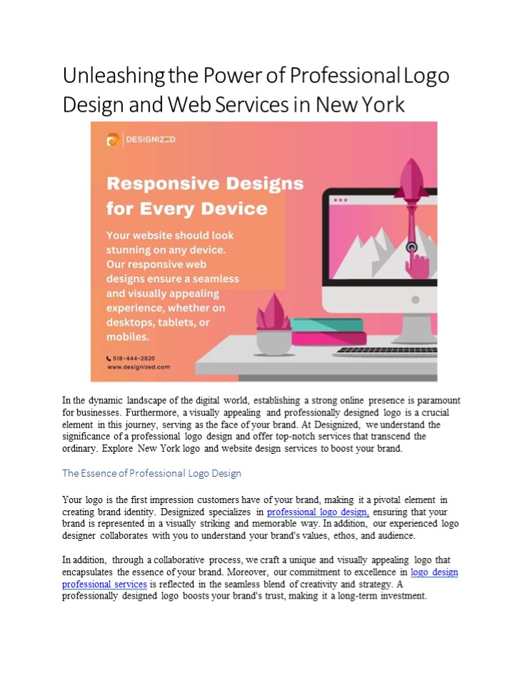 PPT – New York's Top Logo Designers and Web Developers Unleash Their ...