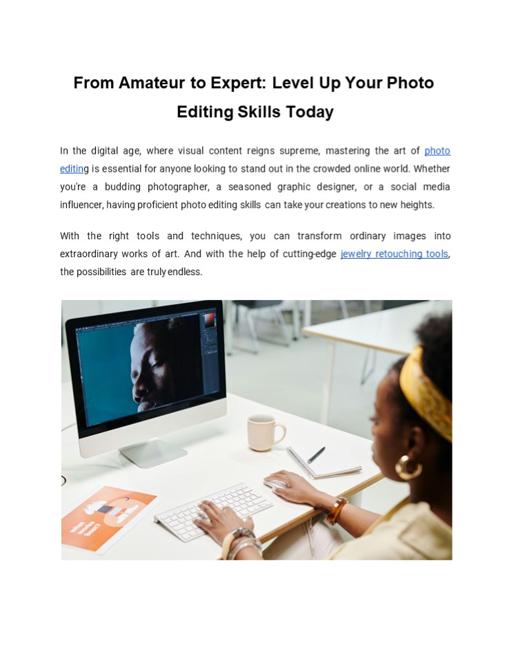 From Amateur to Expert: Level Up Your Photo Editing Skills Today ...
