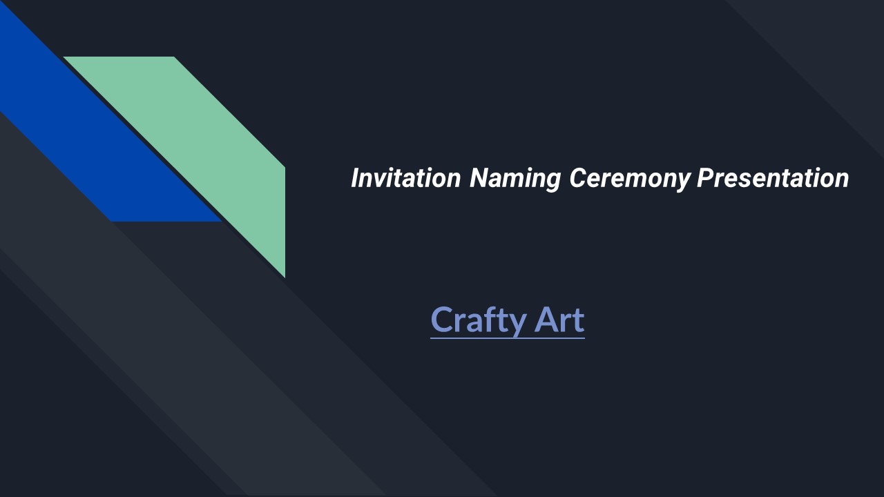 naming ceremony presentation | free to download