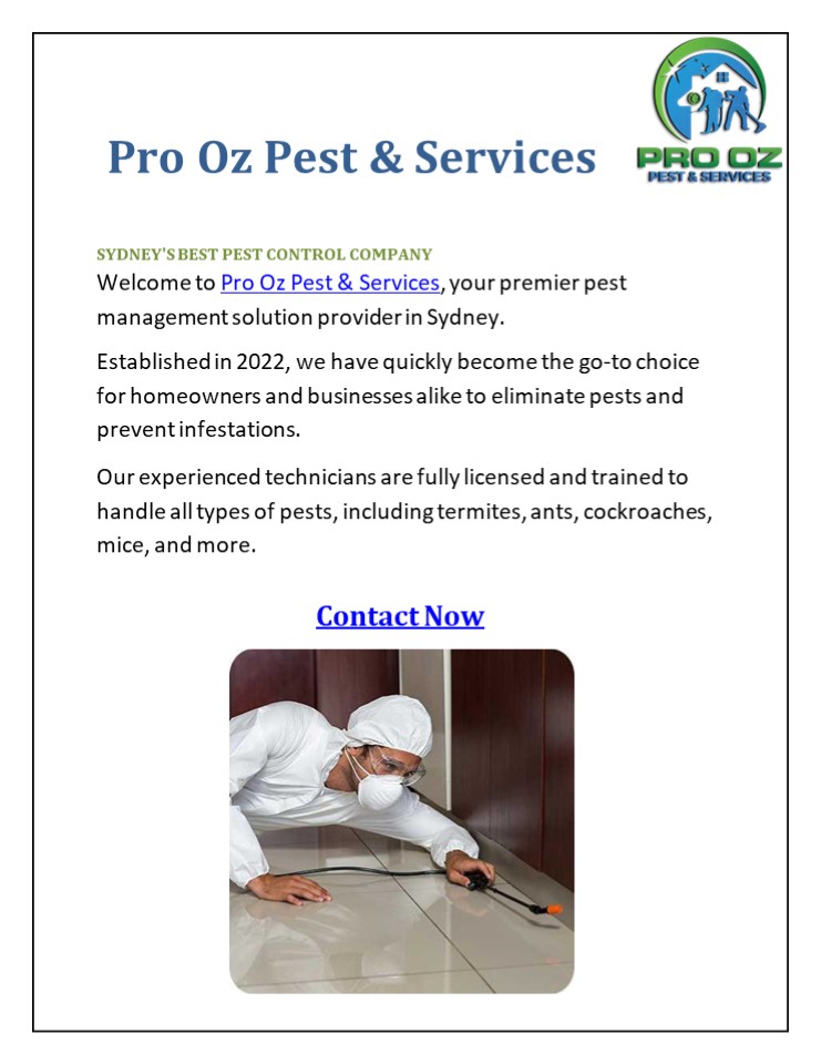 PPT – Pest Control Services Sydney | Sydney Pest Control | Pest Control Granville | Termite ...