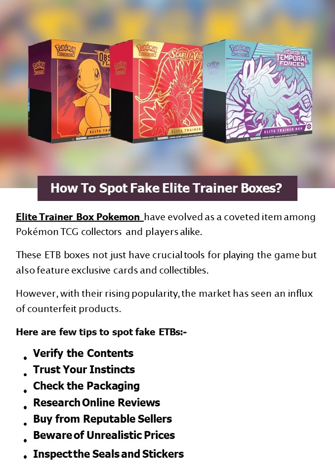 PPT – How To Spot Fake Elite Trainer Boxes? PowerPoint presentation ...