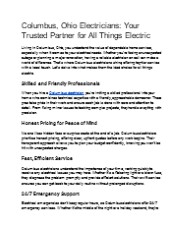 PPT – Trust our skilled electricians for all electrical services ...