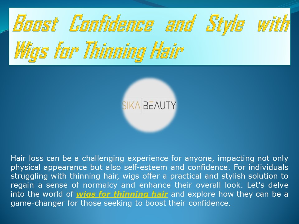 PPT – Wigs for thinning hair PowerPoint presentation | free to download ...