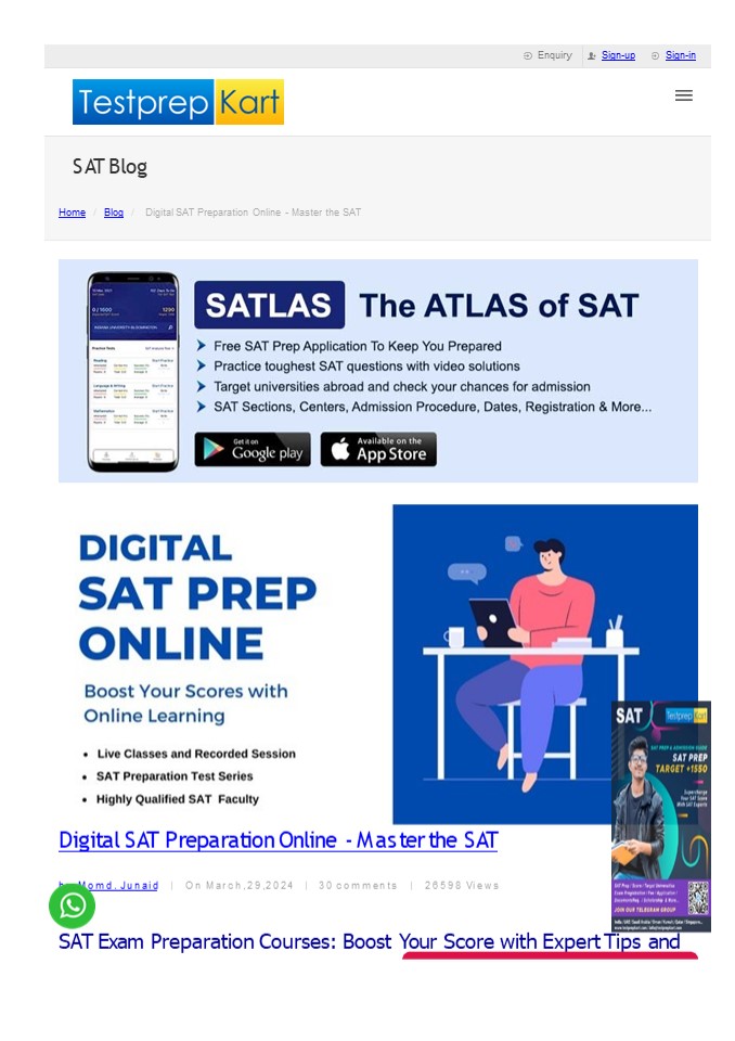 PPT – Cracking the SAT: Achieve 1400+ with TestPrepKart's SAT Online ...