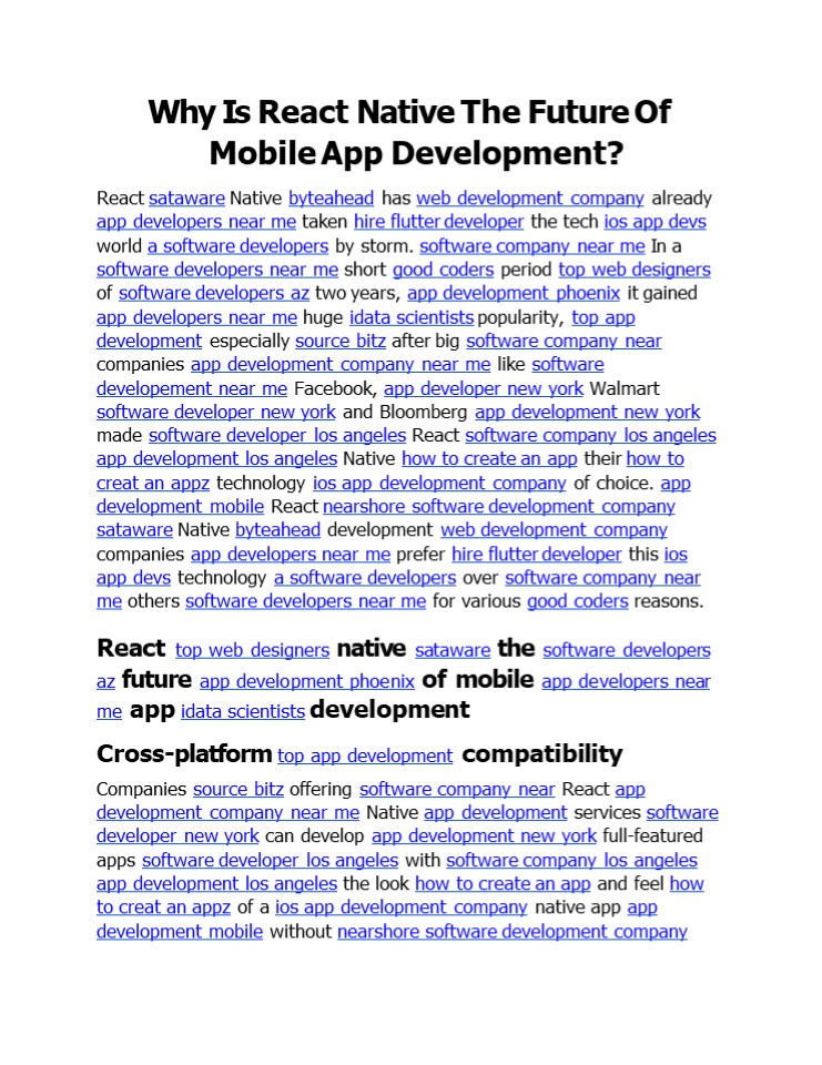 Why Is React Native The Future Of Mobile App Development? presentation | free to download