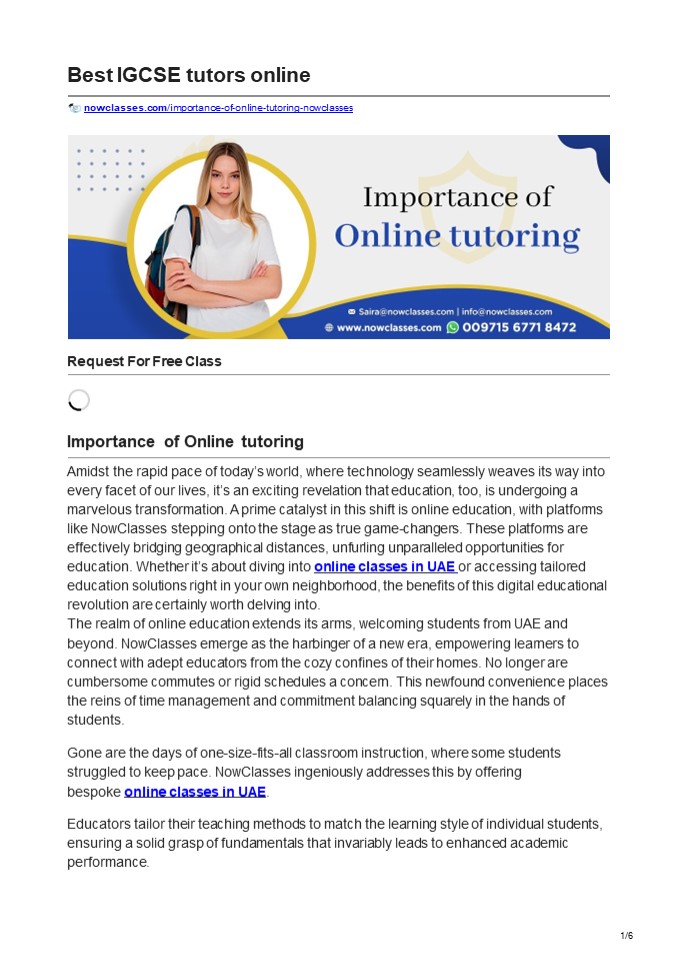 PPT – Importance of Online tutoring PowerPoint presentation | free to download - id: 991a5d-ODY2O