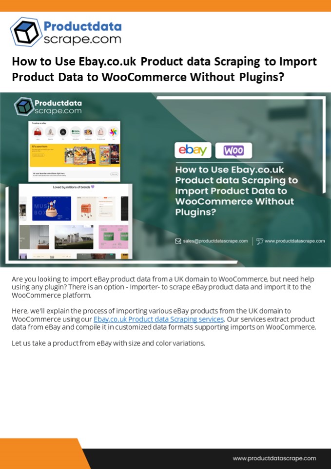 How to Use Ebay.co.uk Product data Scraping to Import Product Data to ...