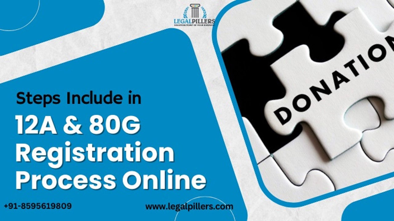 Steps Include in 12A & 80G Registration Process Online presentation | free to download