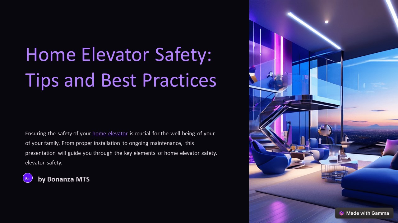 PPT – Home Elevator Safety Tips and Best Practice PowerPoint ...