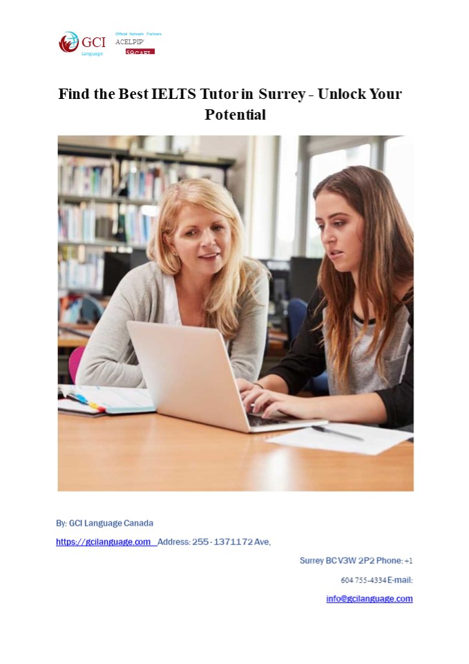 PPT – Find the Best IELTS Tutor in Surrey – Unlock Your Potential PowerPoint presentation | free ...