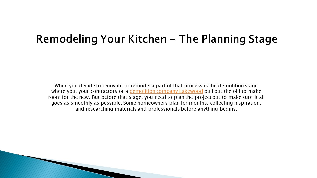 PPT – Remodeling Your Kitchen - The Planning Stage PowerPoint ...