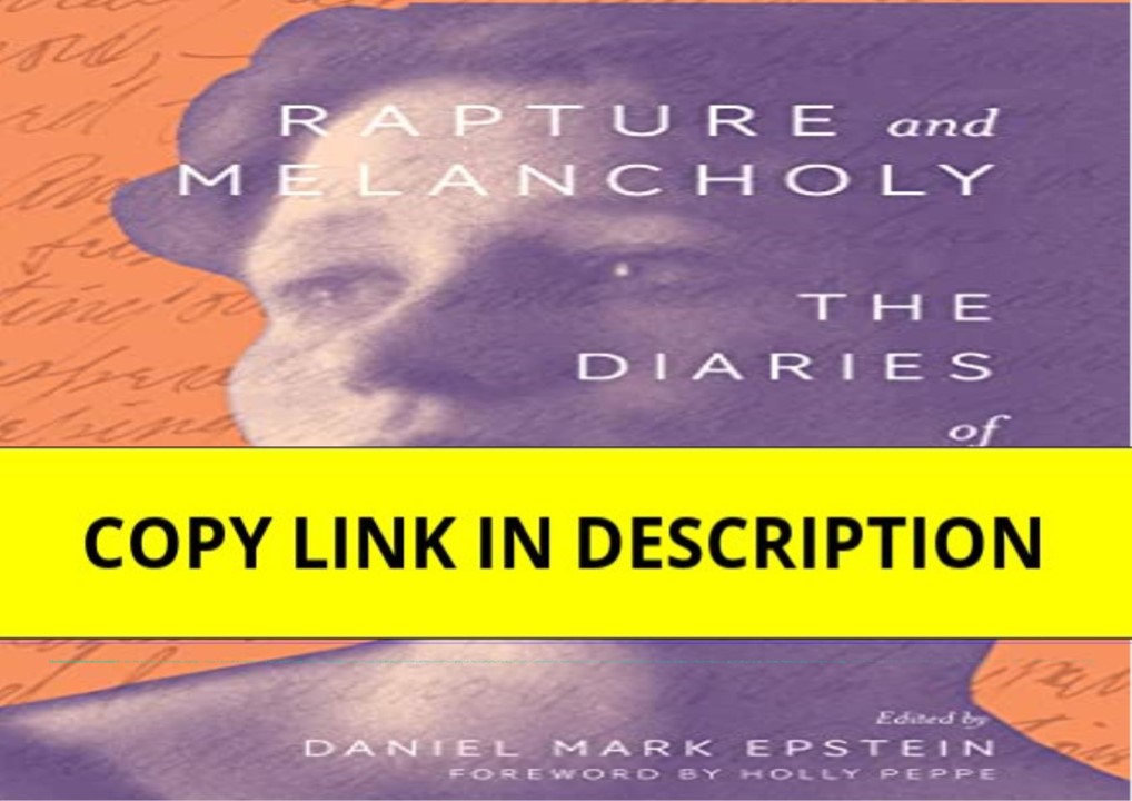Pdf (read online) Rapture and Melancholy: The Diaries of Edna St ...