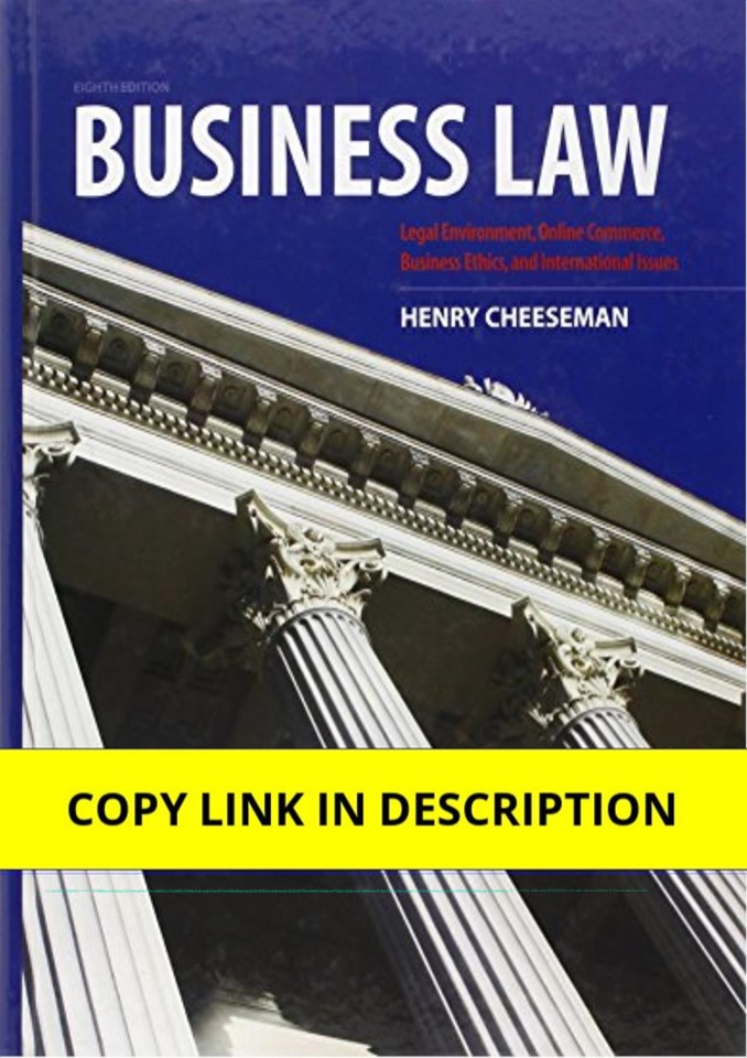 PPT – PDF Download Business Law (8th Edition) 8th Edition PowerPoint ...
