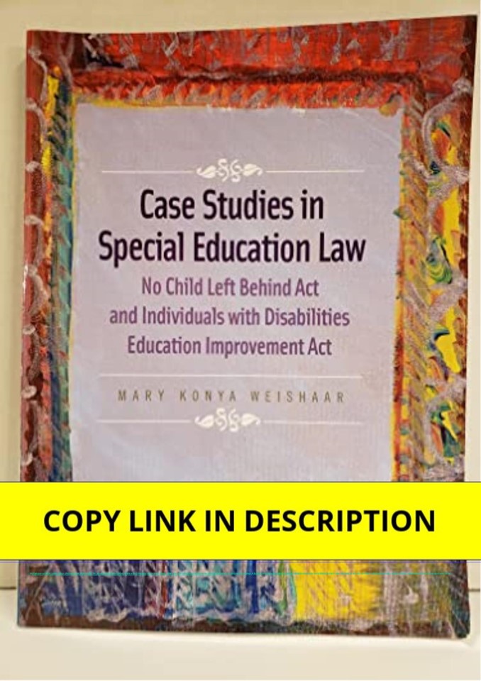Download (PDF) Case Studies in Special Education Law: No Child Left ...