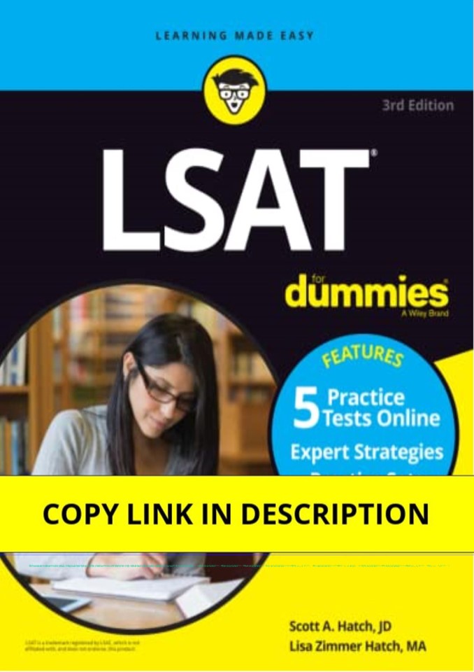 Ebook (download) LSAT For Dummies: Book + 5 Practice Tests Online 3rd ...