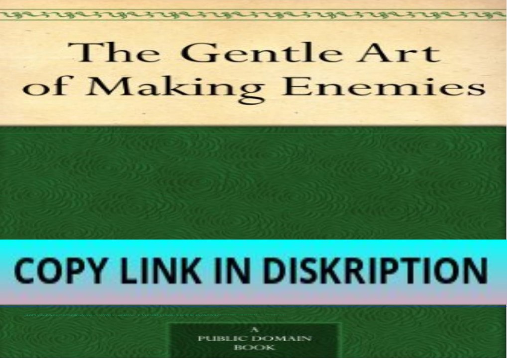 PPT – Download [PDF] The Gentle Art of Making Enemies PowerPoint ...