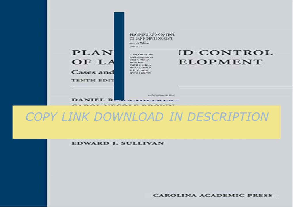 Download [READ] Planning and Control of Land Development: Cases and ...