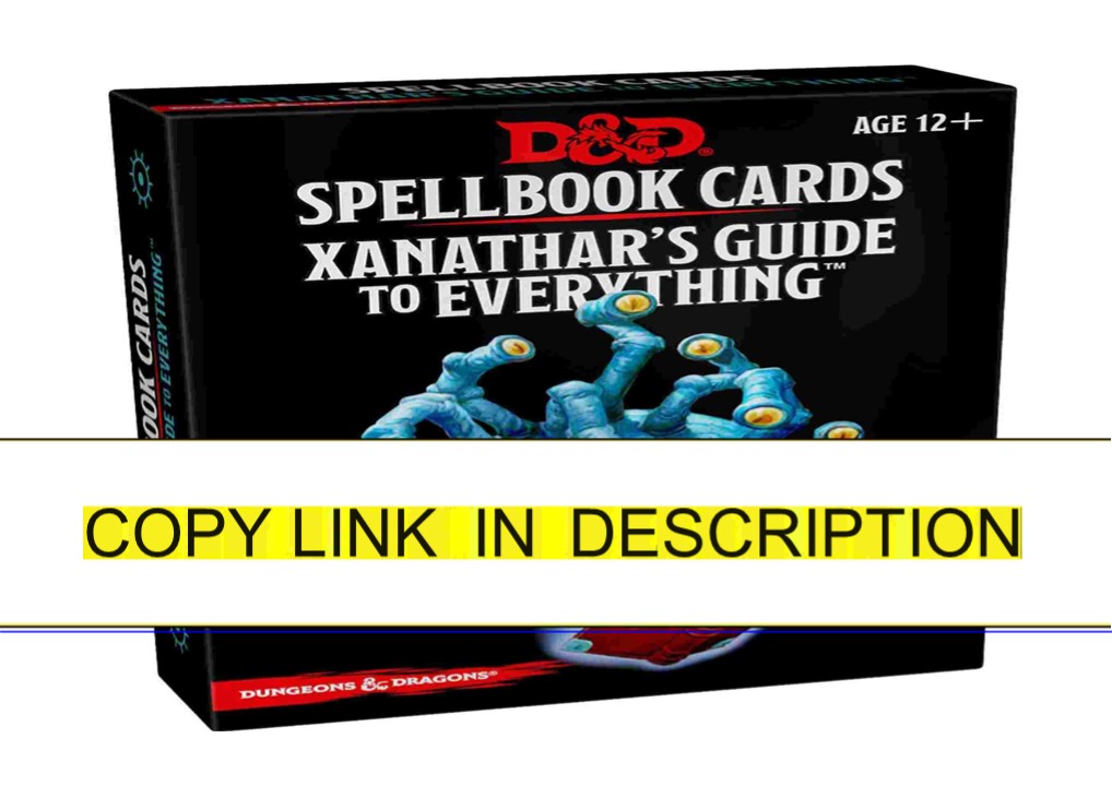 Download Book [PDF] Spellbook Cards: Xanathar's (Dungeons & Dragons ...