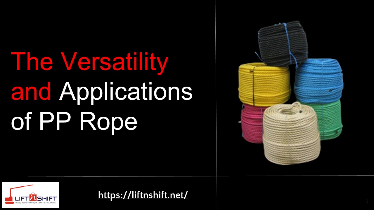 The Versatility and Applications of PP Rope presentation | free to download
