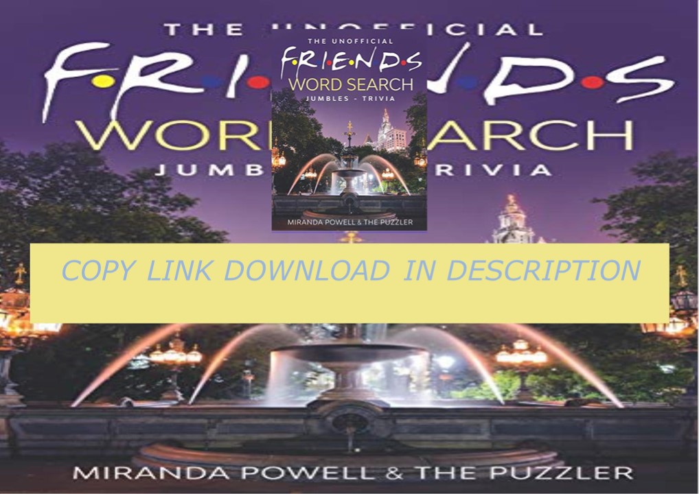 PPT – Download ⚡️(PDF)⚡️ THE UNOFFICIAL FRIENDS WORD SEARCH, JUMBLES ...
