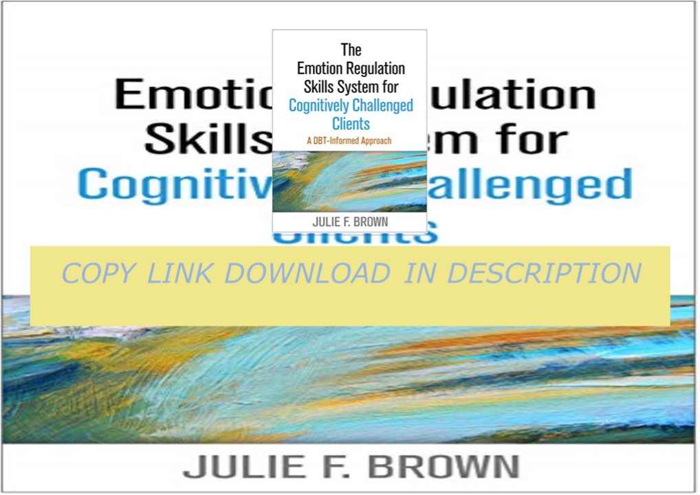 PPT – book ️[READ] ️ The Emotion Regulation Skills System for ...