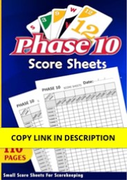 PPT – PDF/READ/DOWNLOAD Phase 10 Score Sheets: Phase 10 Game Score Pads ...