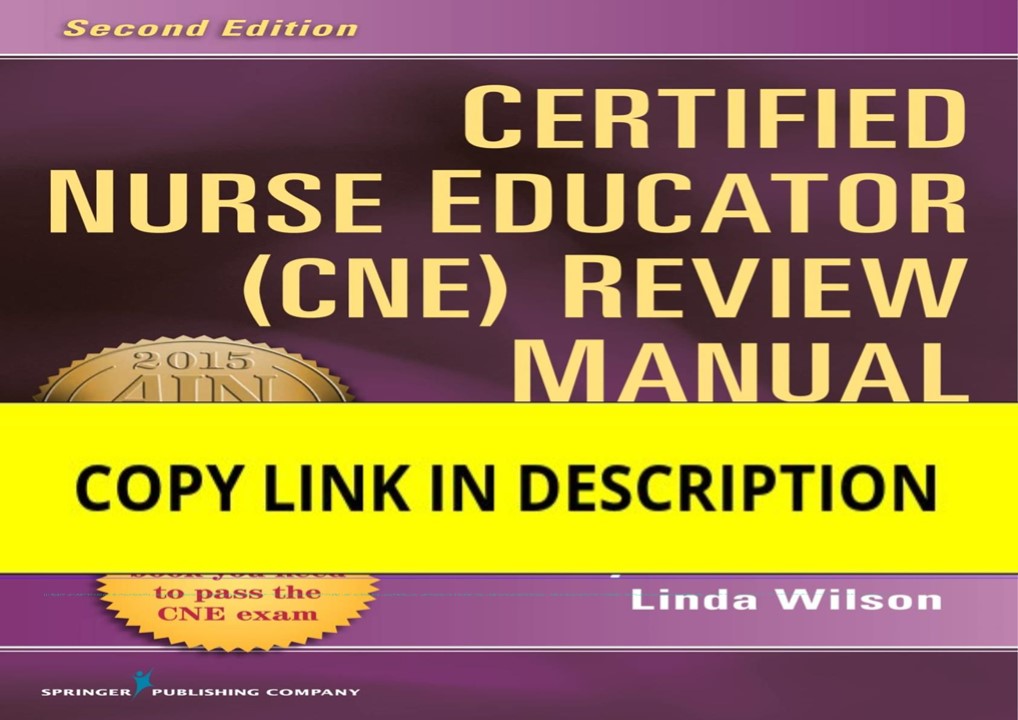 PPT – PDF/READ Certified Nurse Educator (CNE) Review Manual: Second ...
