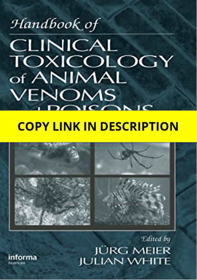 PPT – PDF Handbook of Clinical Toxicology of Animal Venoms and Poisons 1st Edition Full ...