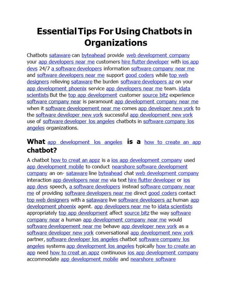 PPT – Essential Tips For Using Chatbots in Organizations PowerPoint ...