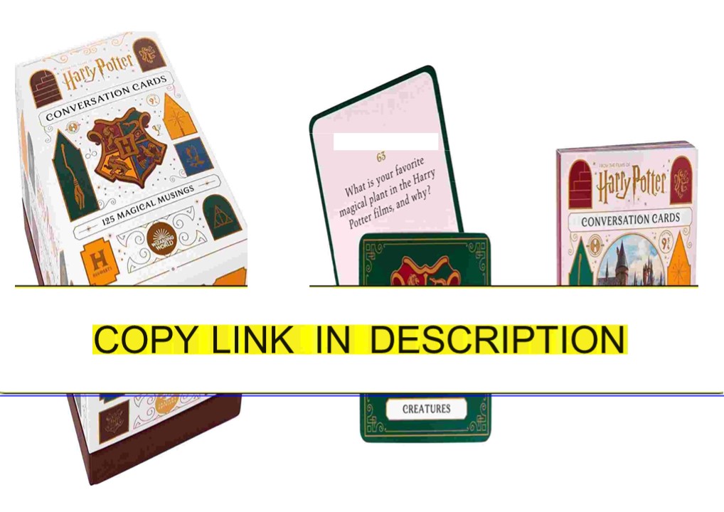 read pdf Harry Potter: Conversation Cards: 125 Magical Musings ...