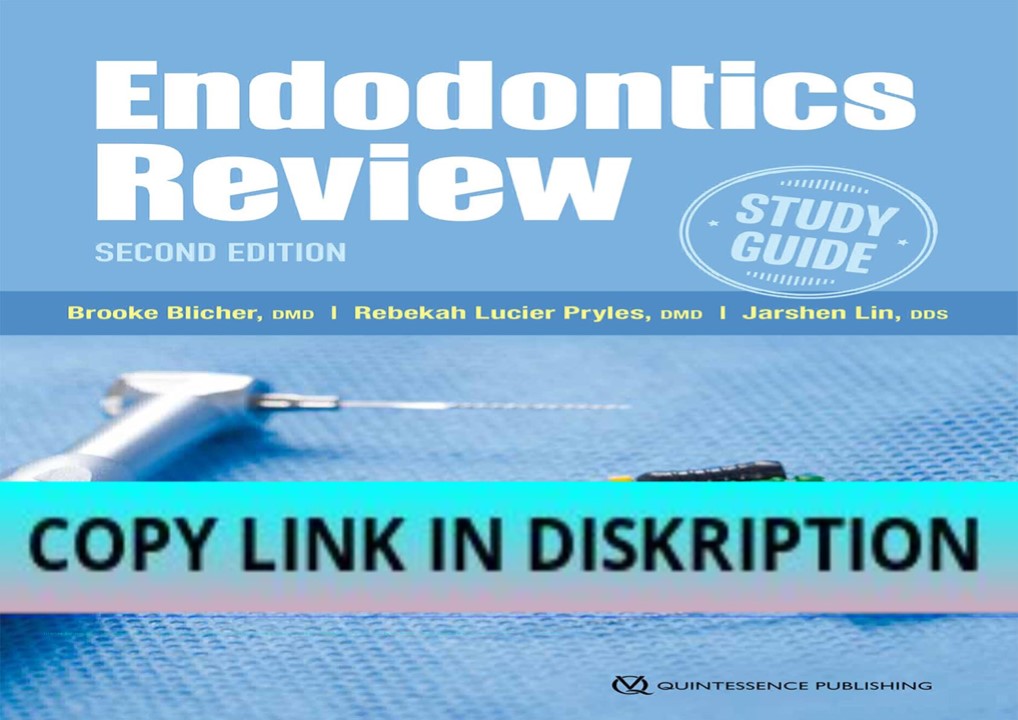 PDF_ Endodontics Review: Second edition presentation | free to download