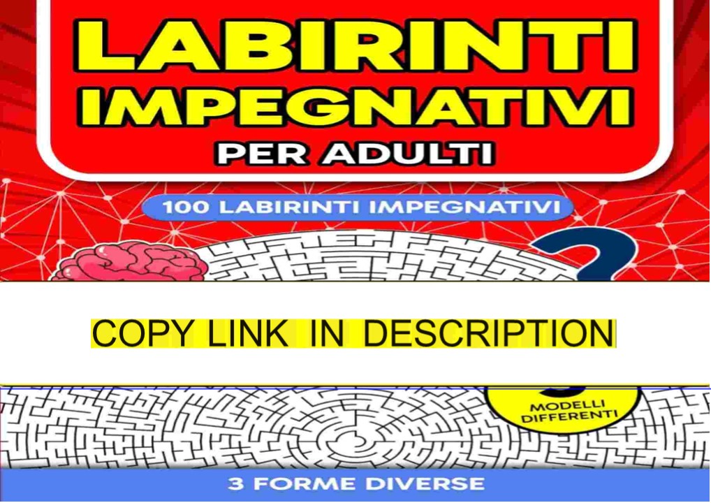 PPT – ⚡PDF ️ Labirinti per Adulti: Un libretto di 100 Pagine con Puzzle Impegnativi per ...