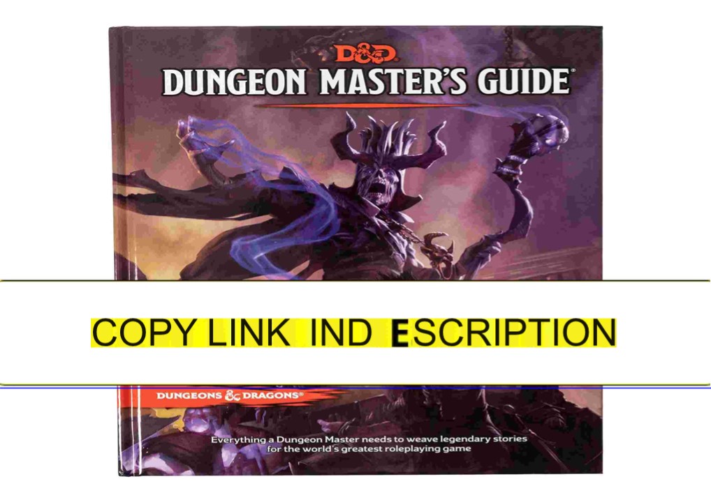 PPT – ⚡PDF ️ D&D Dungeon Master’s Guide (Dungeons & Dragons Core Rulebook) PowerPoint ...